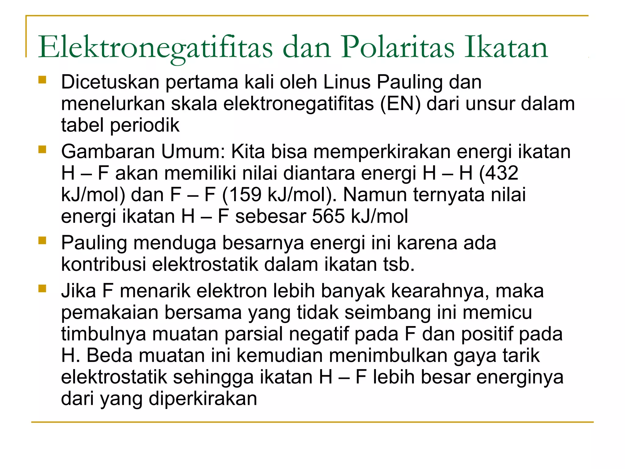 Model ikatan kimia | PPT