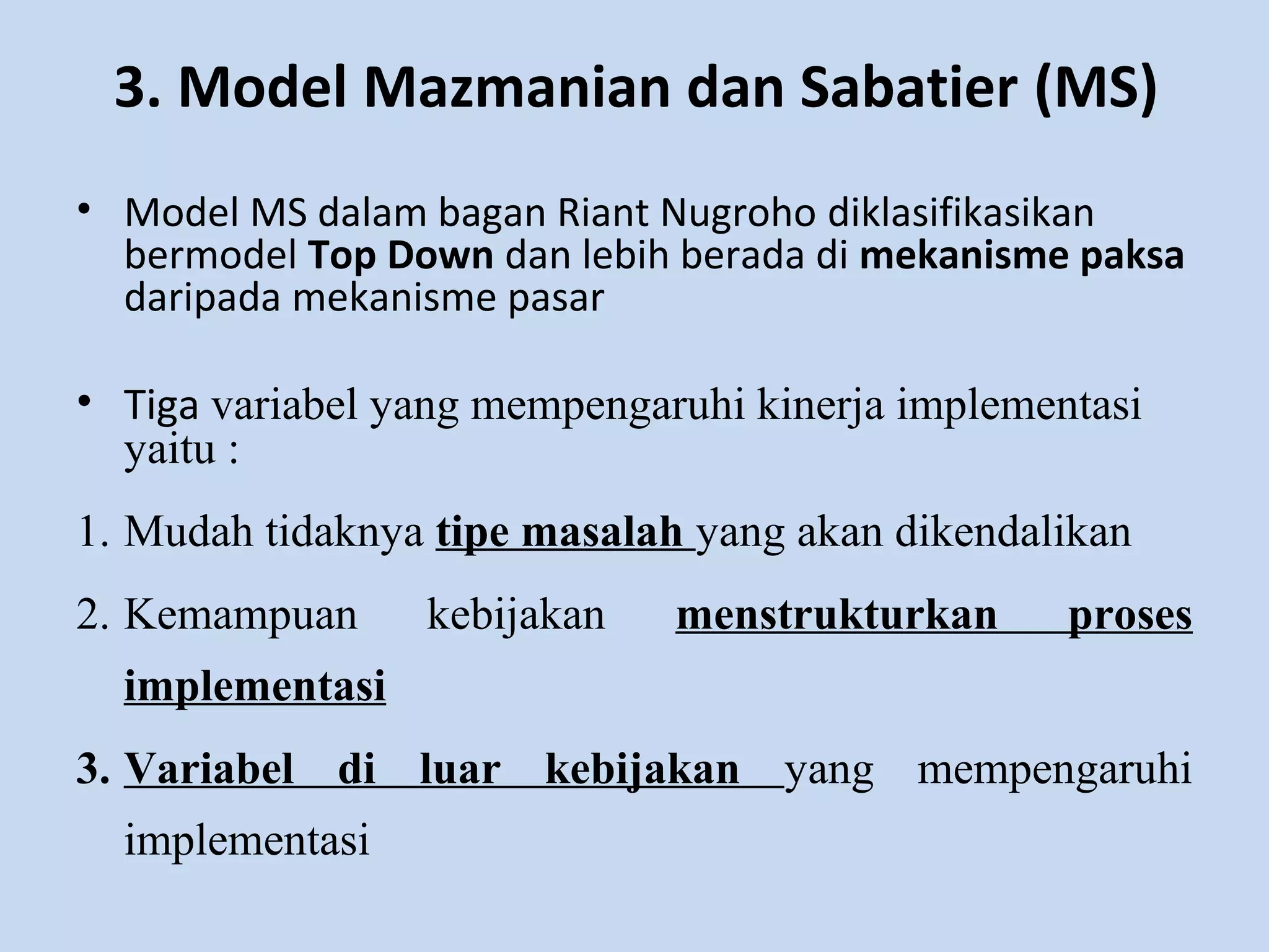 Model implementasi | PPT