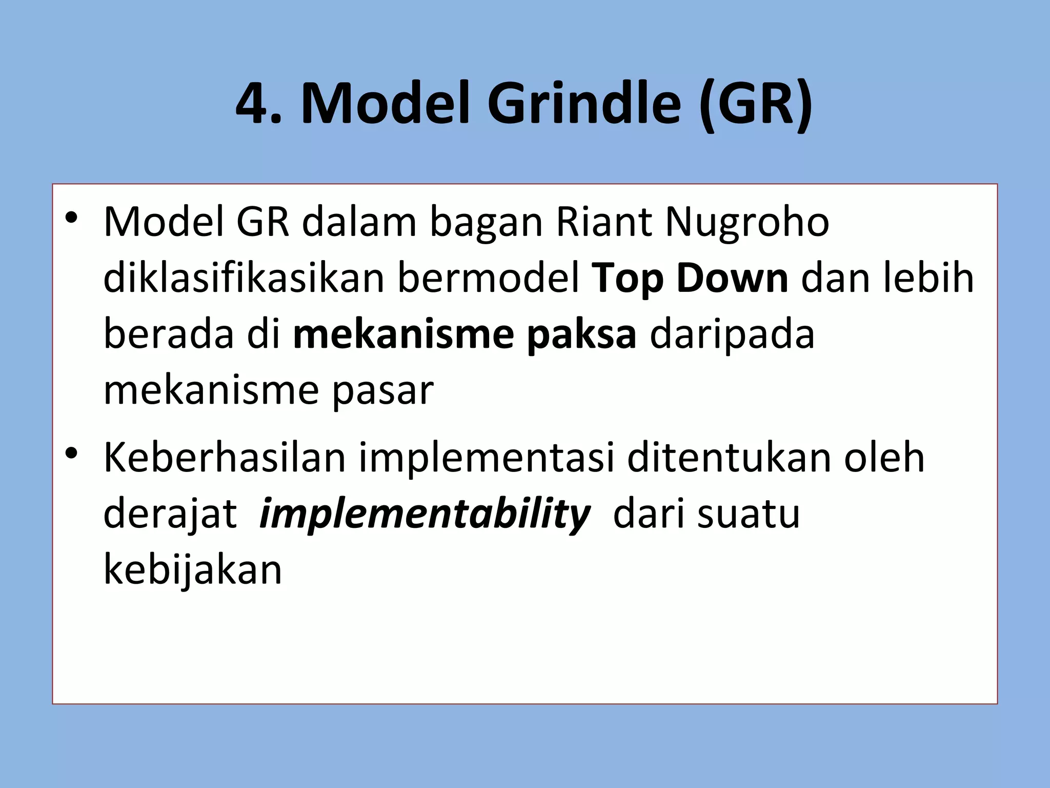 Model implementasi | PPT