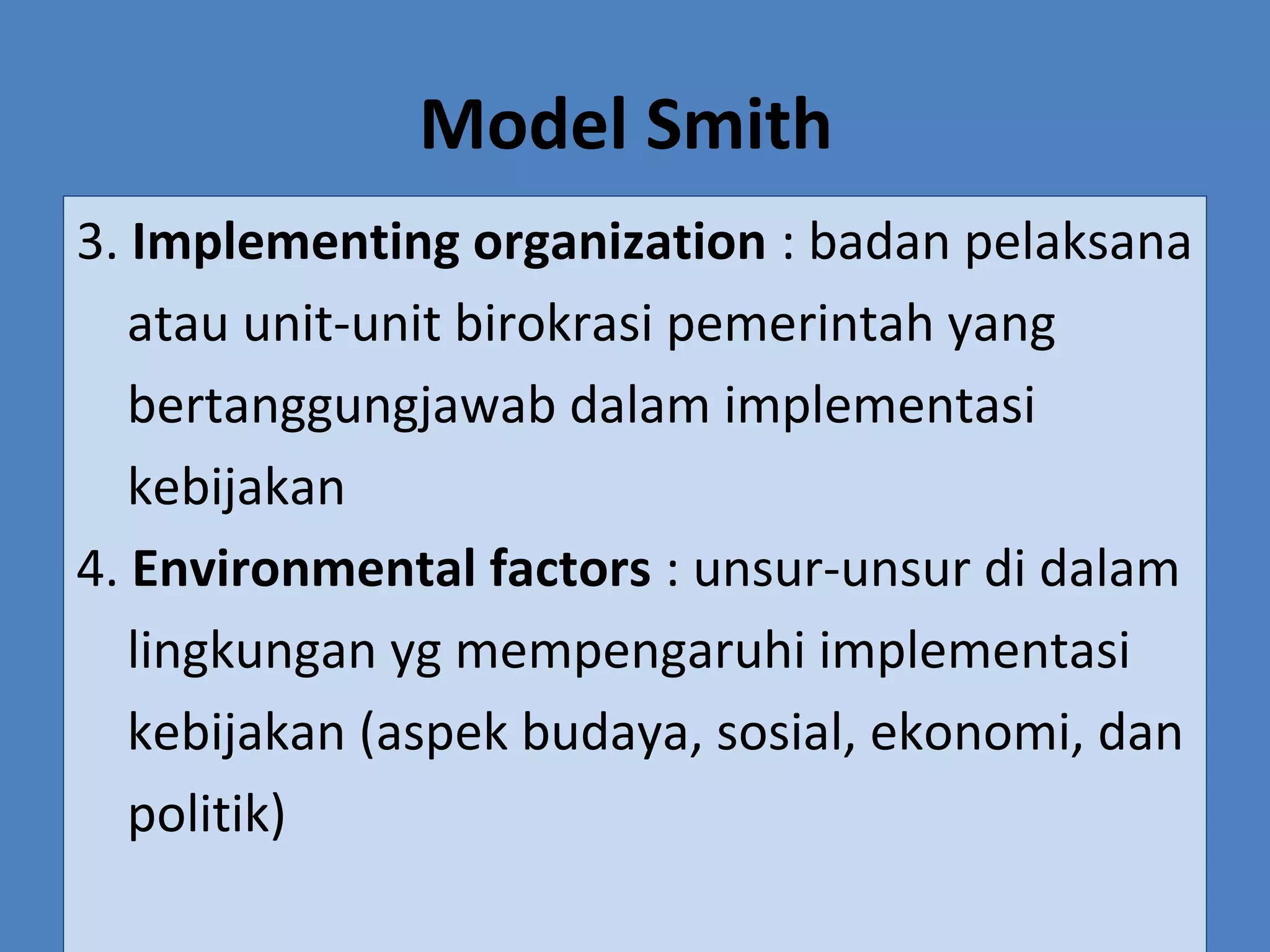 Model implementasi | PPT