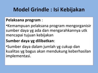 Model implementasi | PPT