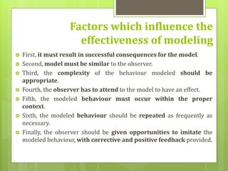 Modeling (Psychotherapy) | PPTX