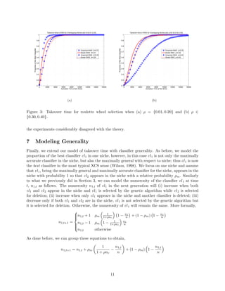 Modeling selection pressure in XCS for proportionate and tournament selection | PDF