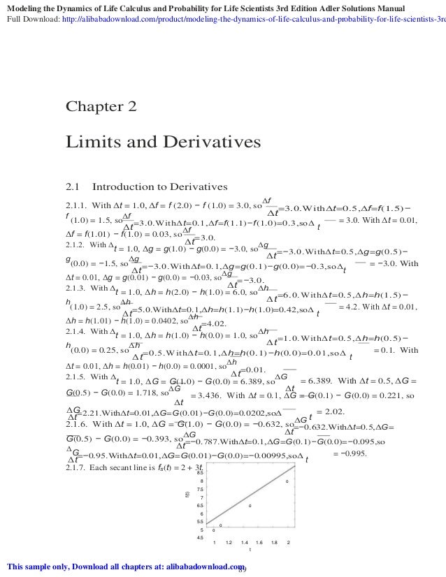 Modeling the Dynamics of Life Calculus and Probability for Life ...