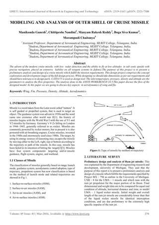 Modeling and analysis of outer shell of cruise missile | PDF