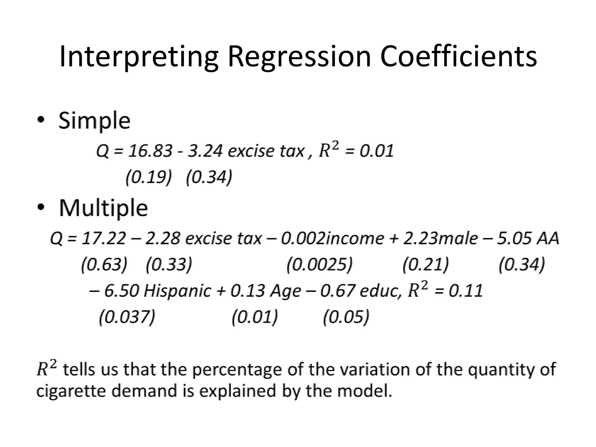 Modeling and interpretation | PPTX