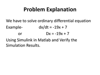 Modeling and simulation | PPTX