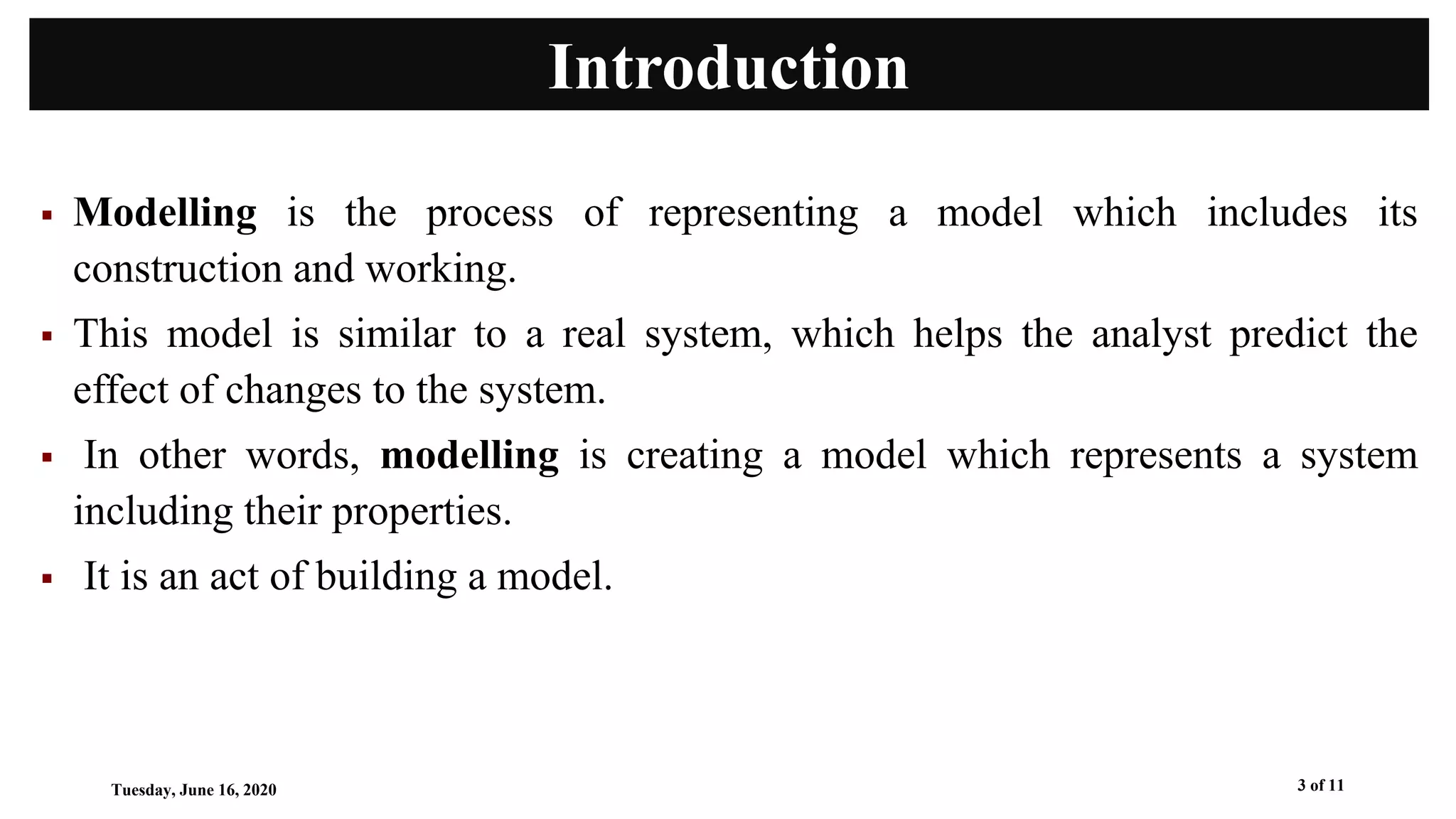 Modeling and simulation | PPTX