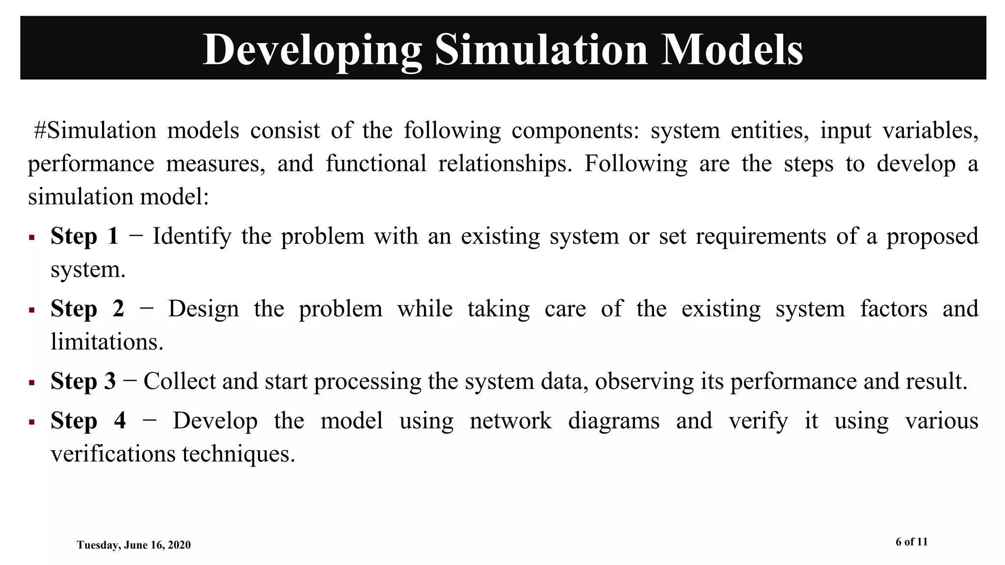 Modeling And Simulation Ppt 3607