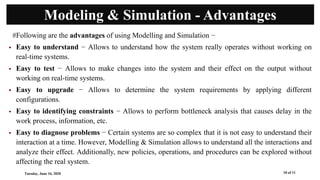 Modeling and simulation | PPTX