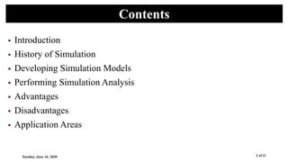 Modeling and simulation | PPTX