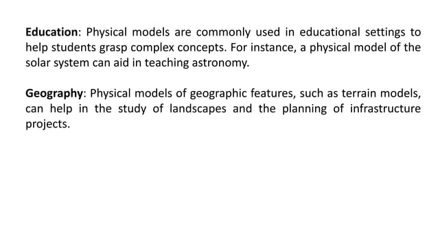 Modeling and Simulation - Model Types.pptx | Simulation Video Games | Video Game Genres
