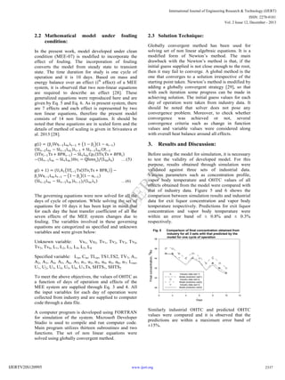 Modeling and simulation of mee system under fouling condition | PDF