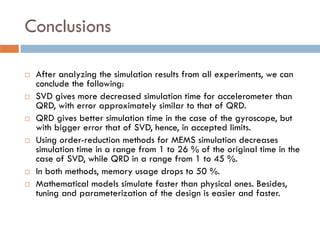 Modeling and simulation of MEMS | PDF