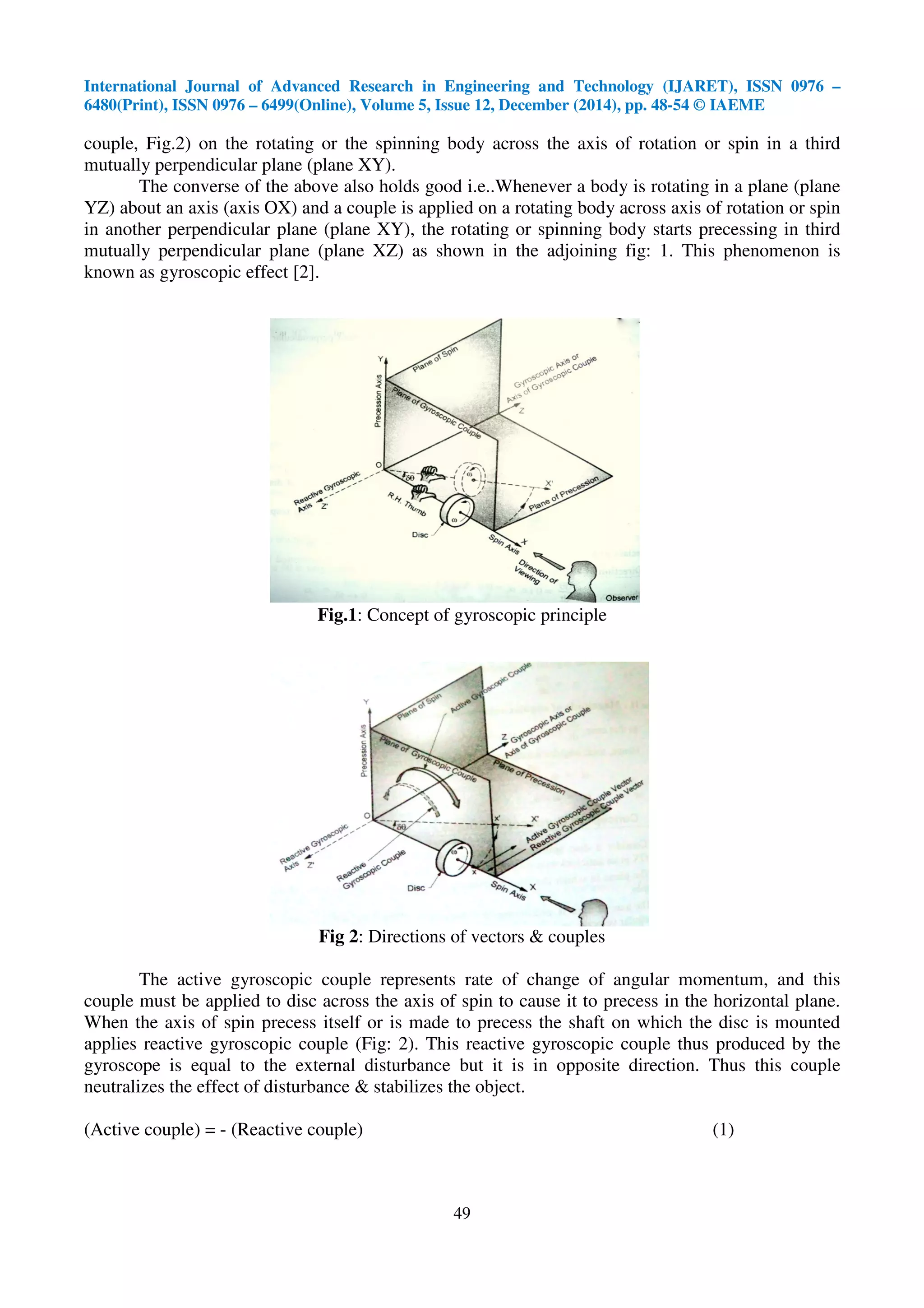Modeling and validation of prototype of self stabilizing two wheeler ...