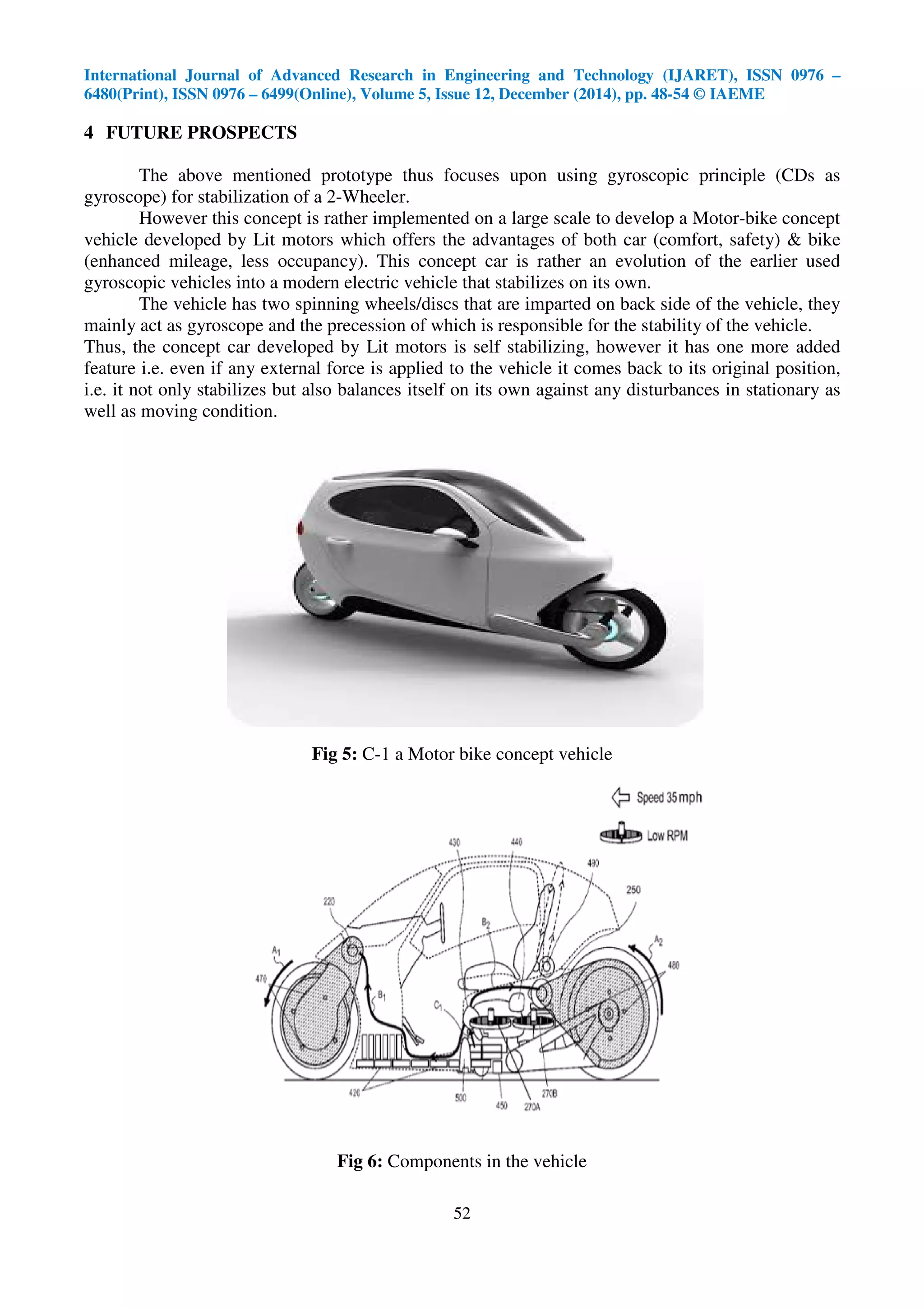 Modeling and validation of prototype of self stabilizing two wheeler ...