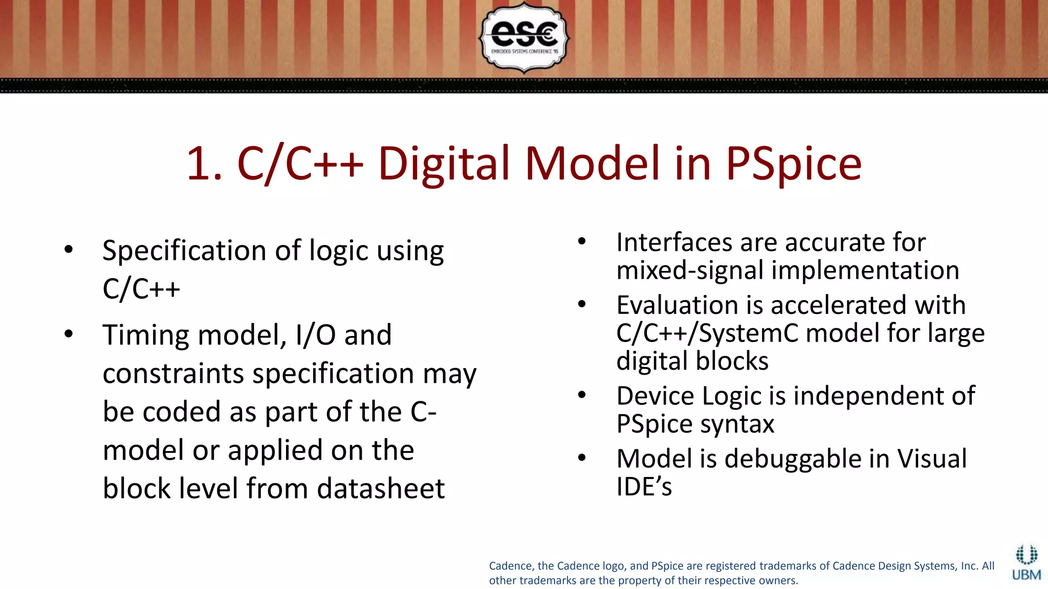 Modeling an Embedded Device for PSpice Simulation | PDF