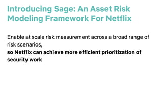 Modeling application risk at scale @ netflix | PPTX