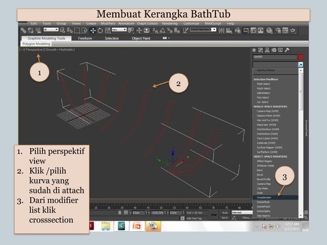 Modeling bathtub dengan 3DS Max bagian 1 | PPT