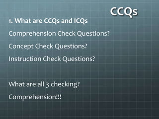 Modeling & CCQs | PPTX