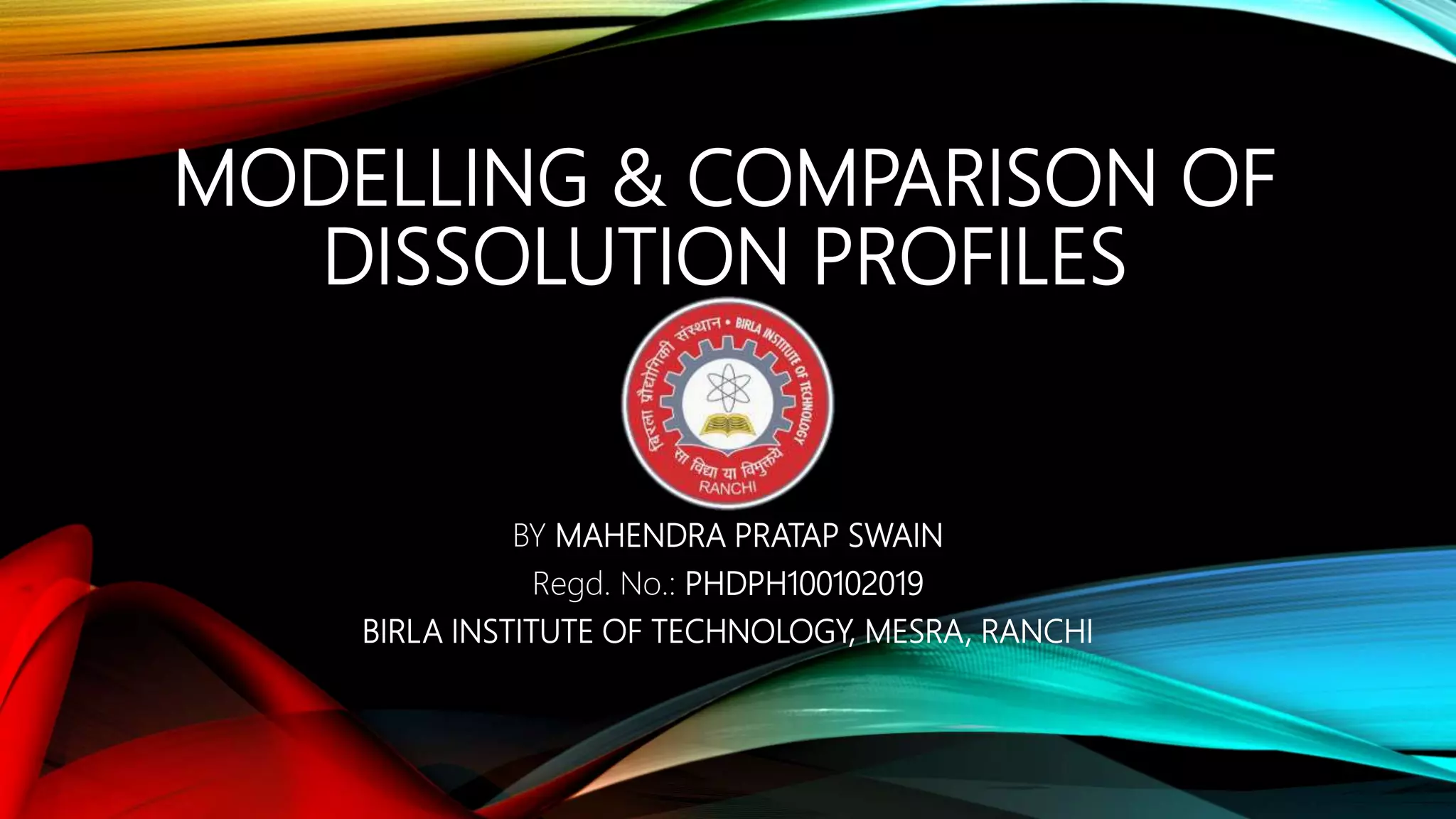 Modelling & comparison of dissolution profiles by Paulo Costa | PPTX