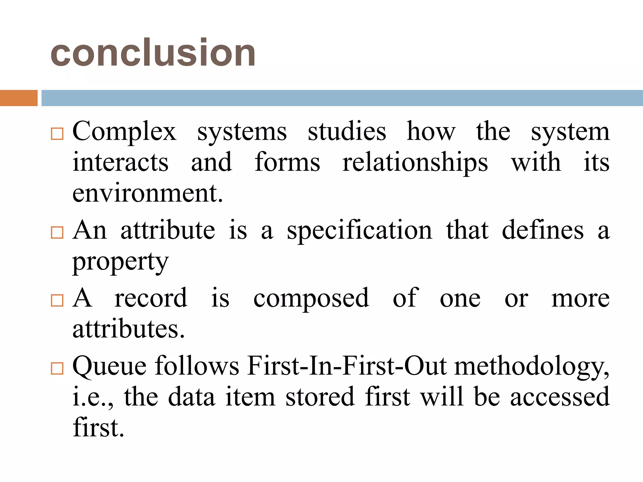 Modeling complex system | PPTX