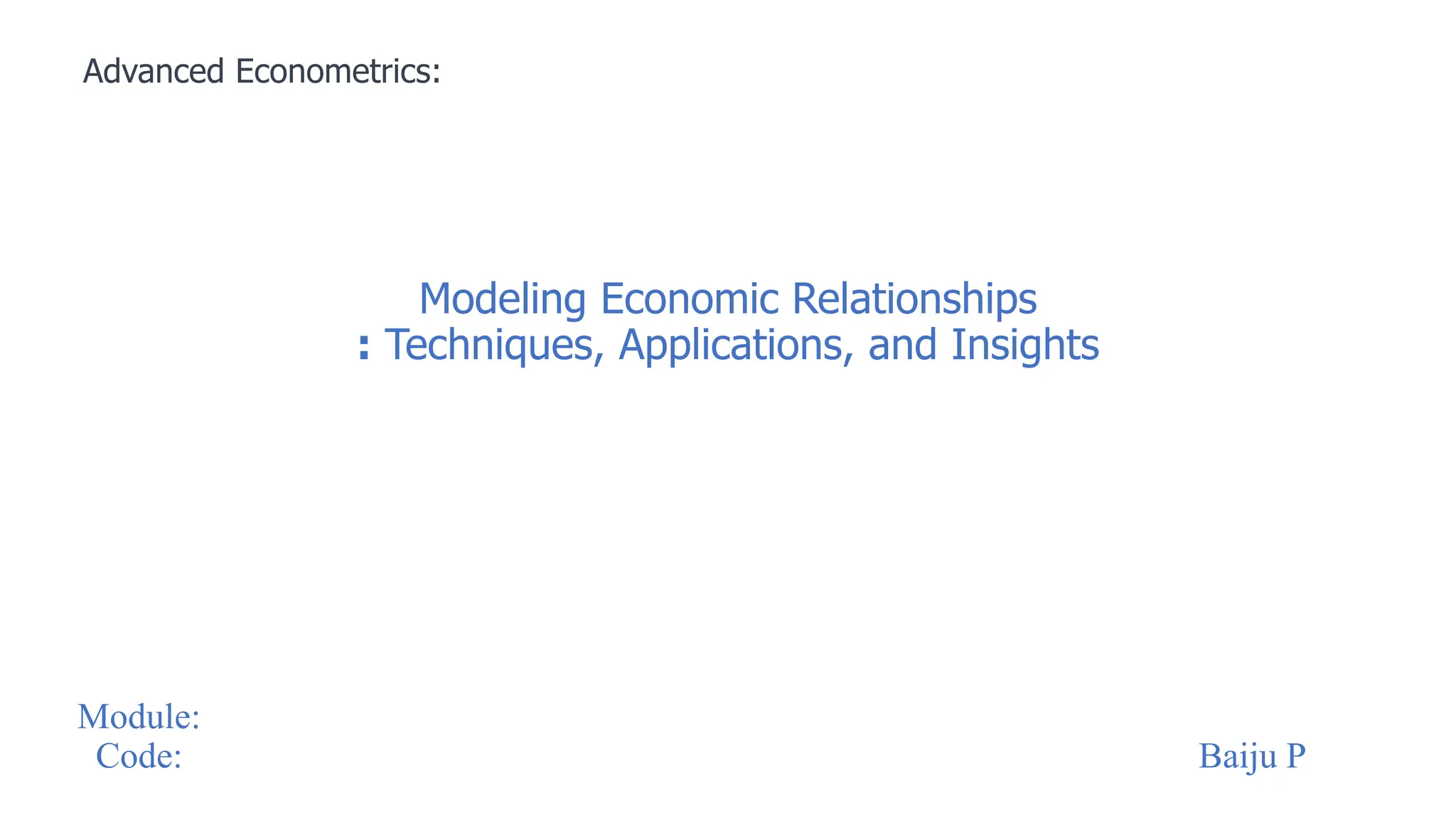 Modeling Economic Relationships.pptx