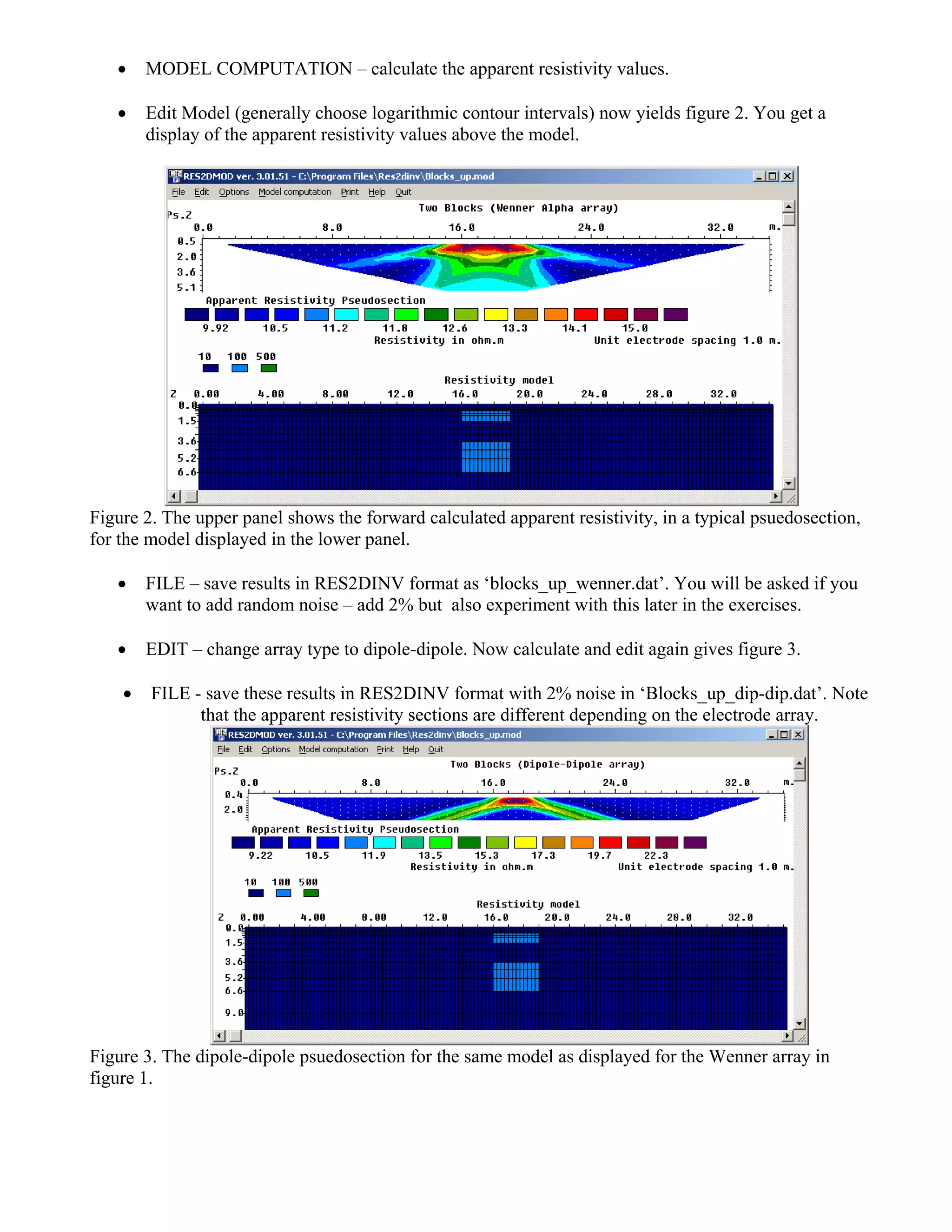 Modeling electrical resistivity with res2 dmod | PDF