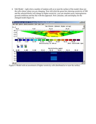 Modeling electrical resistivity with res2 dmod | PDF