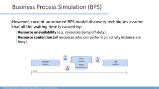 Modeling Extraneous Activity Delays in Business Process Simulation | PPT
