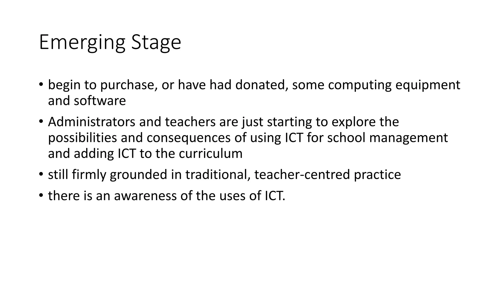 Modeling ICT development | PPTX