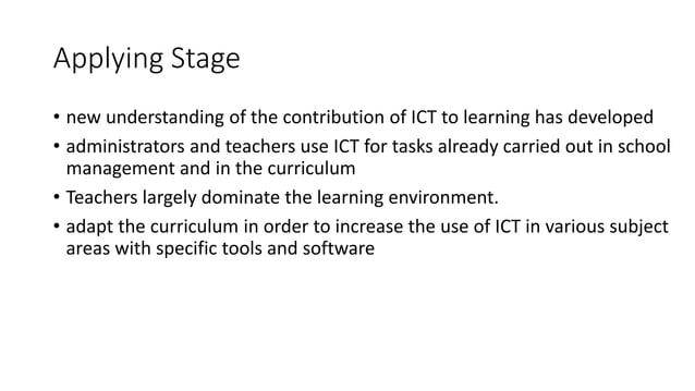 Modeling ICT development | PPTX