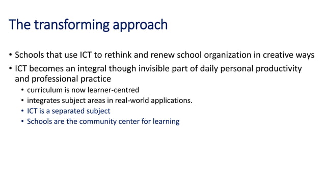 Modeling ICT development | PPTX