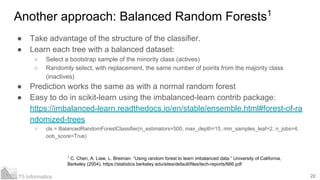 Building useful models for imbalanced datasets (without resampling) | PDF