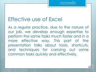 Modeling in microsoft excel | PPT