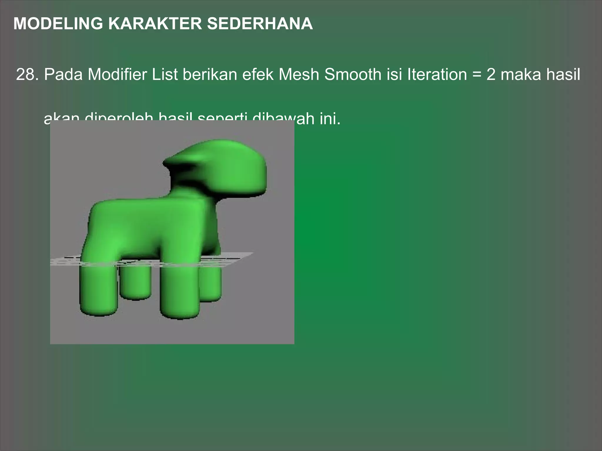 Modeling karakter | PPT