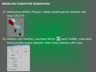 Modeling karakter | PPT