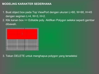 Modeling karakter | PPT