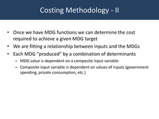 MDG-consistency in the Macroeconomic Models | PPTX