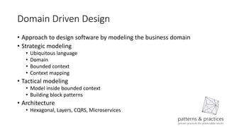 Modeling microservices using DDD | PPT