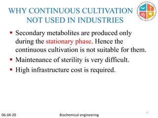 Modeling of continuous cell growth | PPTX