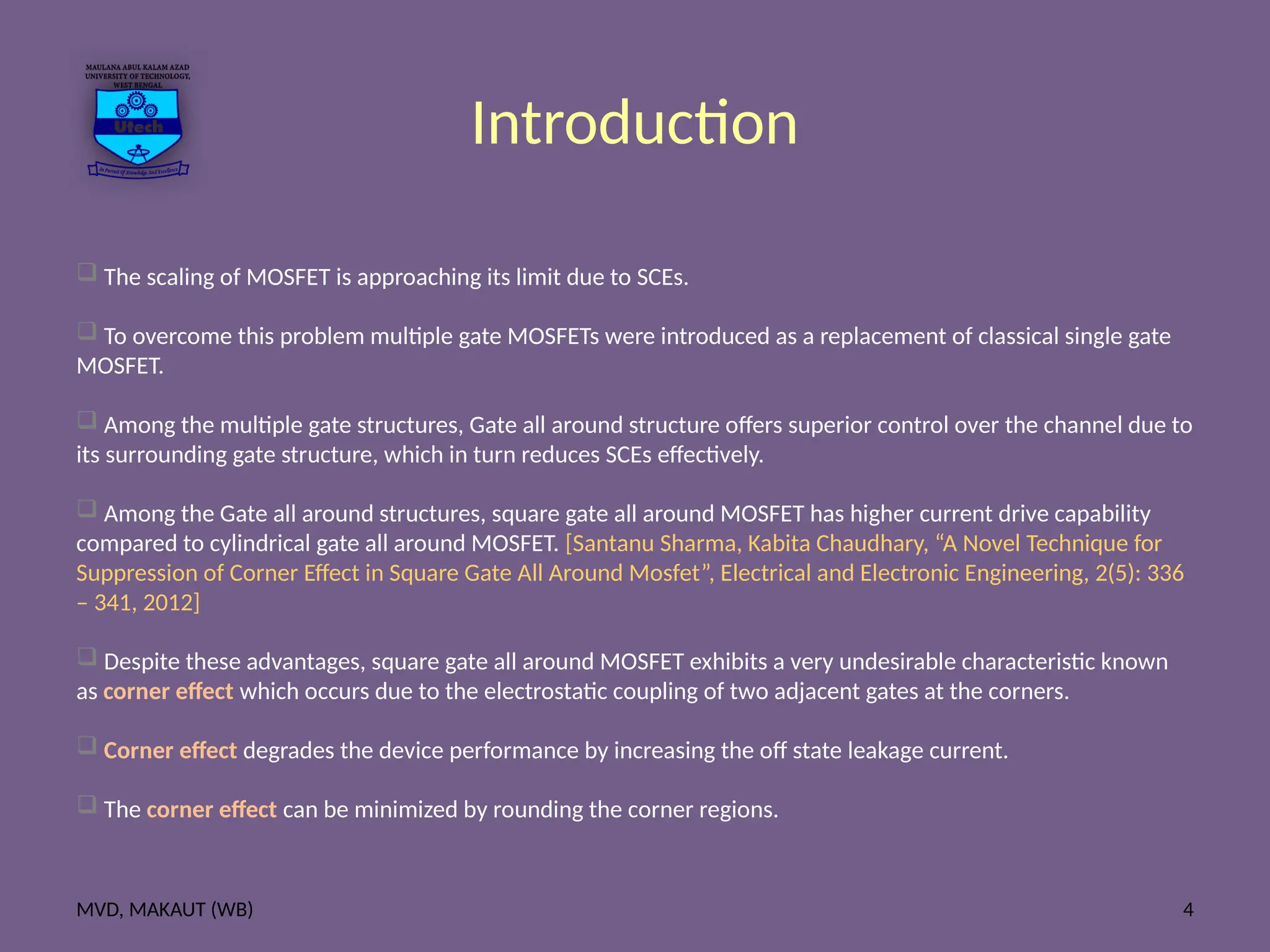 Modeling of Corner Effect in Multi-Gate MOSFET Devices.pptx
