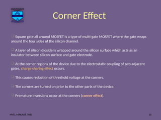 Modeling of Corner Effect in Multi-Gate MOSFET Devices.pptx