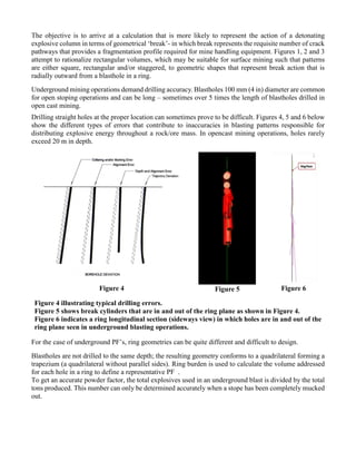 Modeling of dynamic break in underground ring blasting | PDF