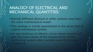 Mathematical Modeling of electric circuit | PPTX