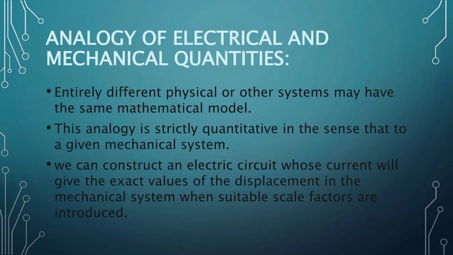 Mathematical Modeling of electric circuit | PPTX | Physics | Science