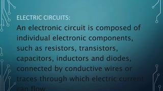 Mathematical Modeling of electric circuit | PPTX | Physics | Science