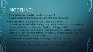Mathematical Modeling of electric circuit | PPT