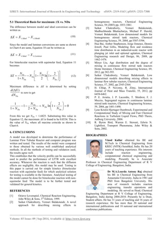 Modeling of laminar flow tubular reactor using velocity profile | PDF