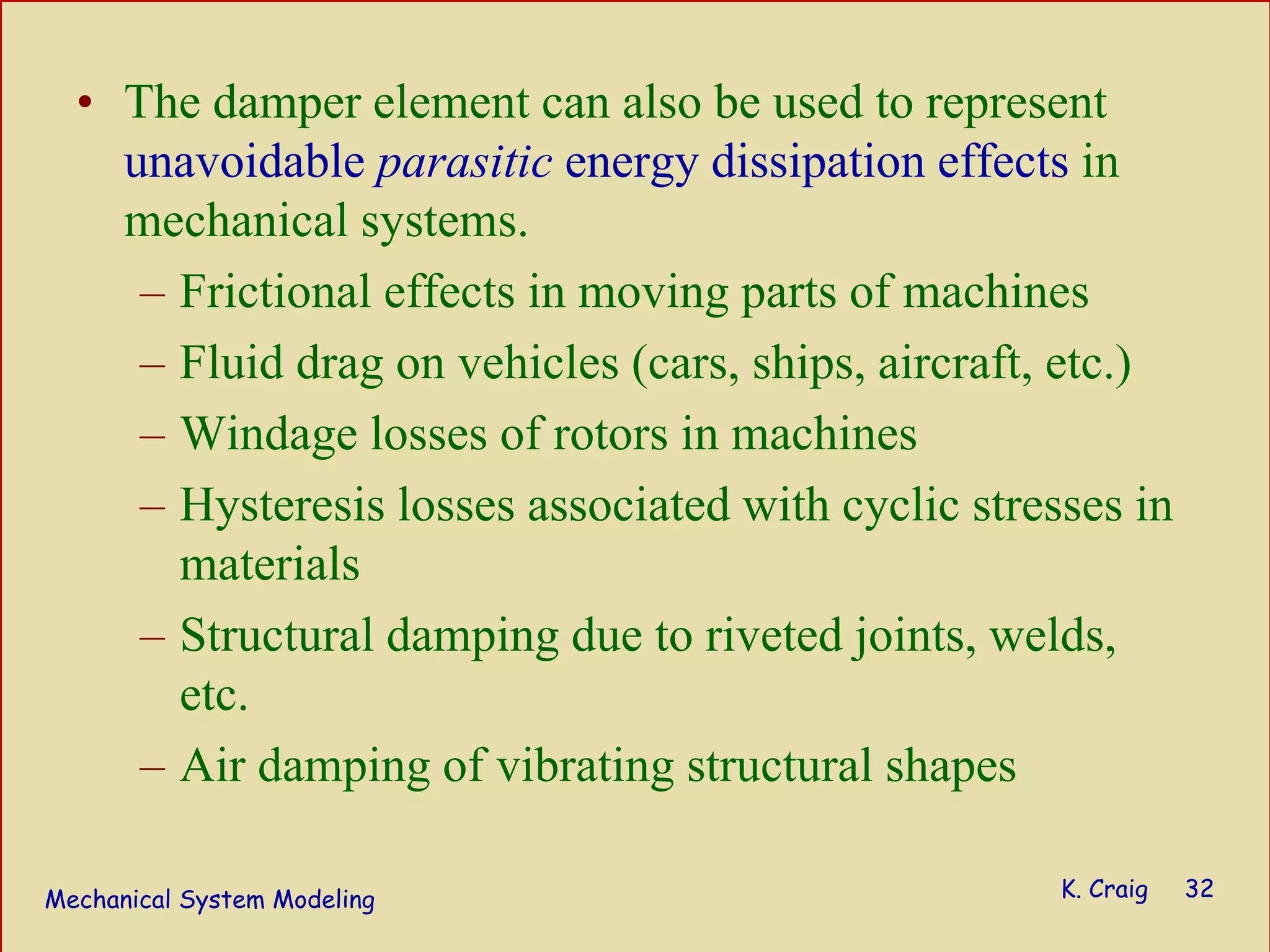 Modeling of mechanical_systems | PDF